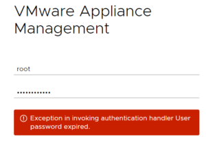 vCenter 6.7 „Exception in invoking authentication handler User password expired.“ – ugg.li ...